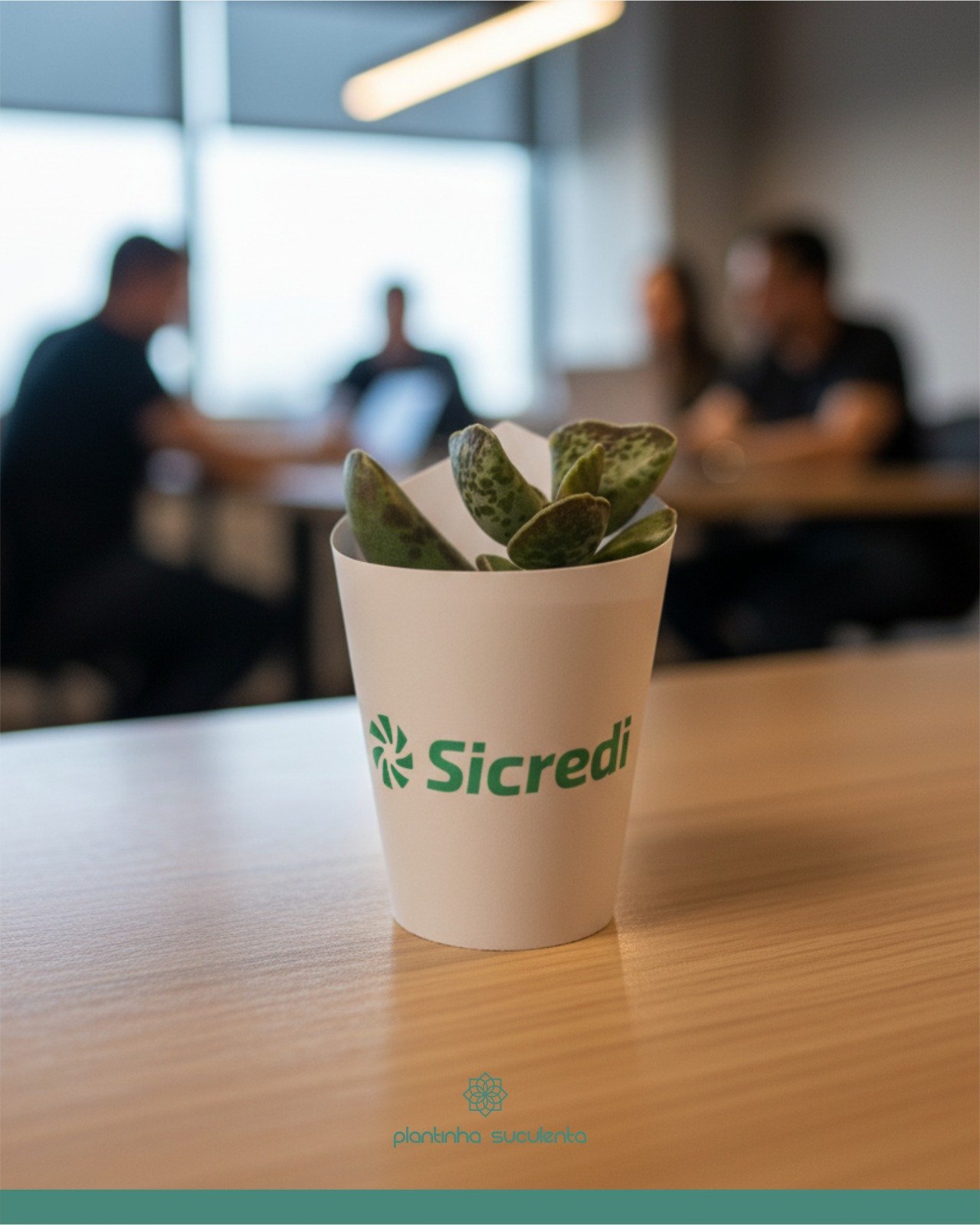 Plantinha Suculenta - Lembrancinhas Personalizadas com Amor